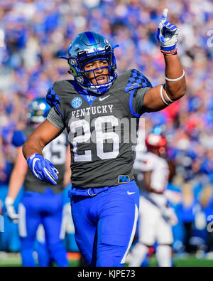 Kentucky running back Benny Snell Jr. (26) during the NCAA college ...