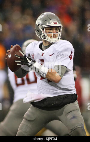 November 25, 2017: Washington State Cougars linebacker Isaac Dotson (31 ...