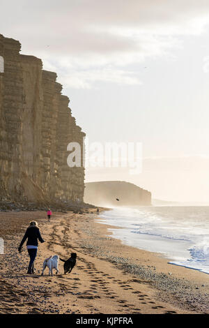West Bay, Dorset, UK. 26th December 2023. UK Weather: Over one hundred ...