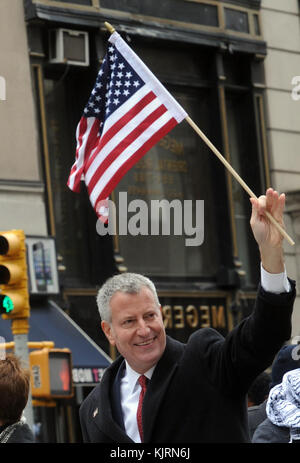 Bill de Blasio attends the premiere of "The Whale" at Alice Tully Hall ...
