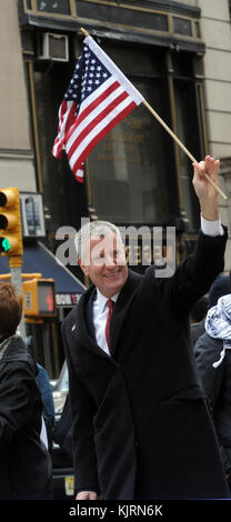 Bill de Blasio attends the premiere of "The Whale" at Alice Tully Hall ...