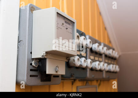 Old-style fuse box Stock Photo - Alamy