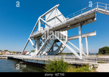 World War 2 landmark, Pegasus Bridge, Normandy, France, Europe Stock ...