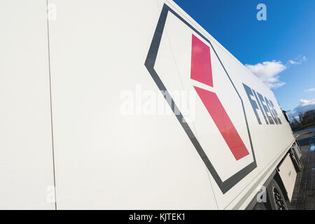 FIEGE semi-trailer truck. The FIEGE Group is a leading European ...