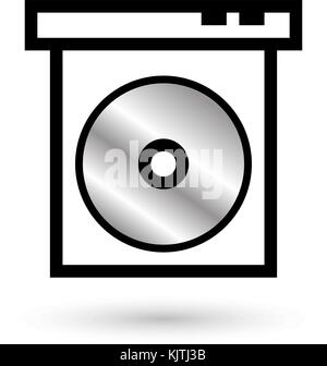 Disk icon. Simple illustration of disk vector icons set color isolated ...