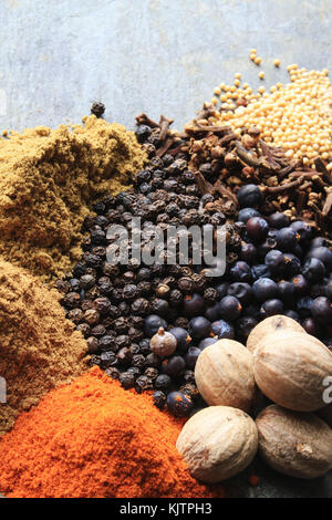 mixed of spices Stock Photo - Alamy