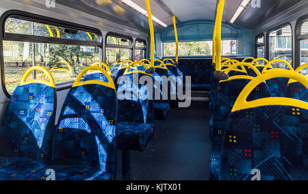 Empty bus stop, London, England Stock Photo - Alamy