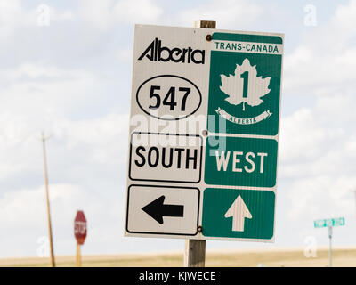 Gleichen, Alberta, Canada. 19th Sep, 2017. A ''Do-Not-Enter'' graphic ...