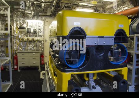Polish Kormoran 2-class minehunter ORP Kormoran 601 during Naval Parade ...