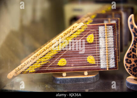 Traditional string instrument Qanun (also called kanun or ganoun) in ...