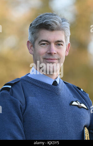 Lightning Force Commander Air Commodore David Bradshaw (left) and Group ...
