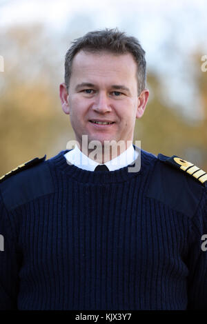 Royal Navy Captain Adam Clink, deputy commander of the Lightning Force ...