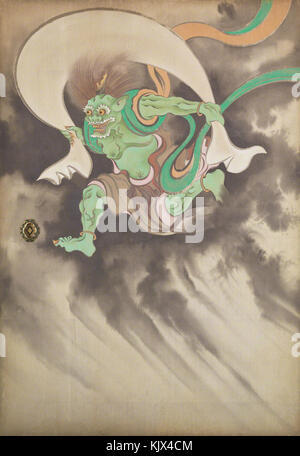 Wind God and Thunder God (right screen Stock Photo - Alamy