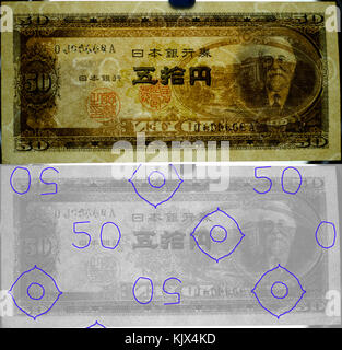 Japanese yen currency banknotes are issued by Nippon Ginko Japan ...