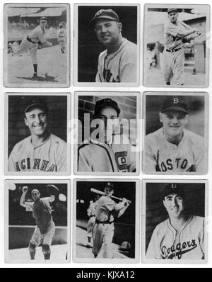 1939 Bowman Play Ball cards 1 Stock Photo - Alamy