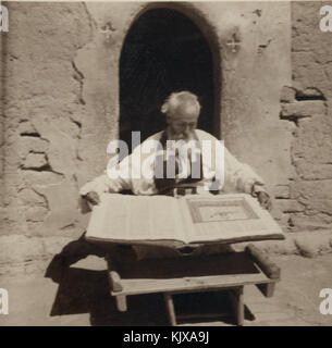 Assyrian priest with manuscript Stock Photo - Alamy