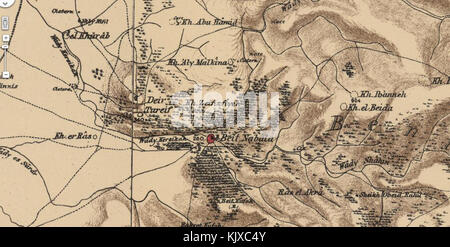 PEF map BEIT NABALA Stock Photo - Alamy
