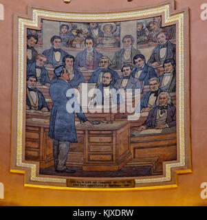 Alabama State Capitol mural 05 Stock Photo - Alamy