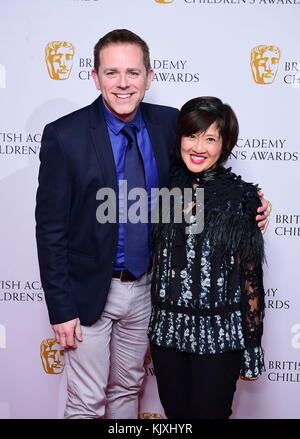 Chris Jarvis and Pui Fan Lee attending the British Academy Children's ...