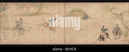 'Obusuma Saburo emaki' is a Japanese illustrated handscroll depicting ...