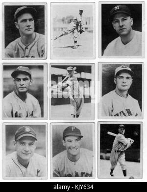 1939 Bowman Play Ball cards 1 Stock Photo - Alamy
