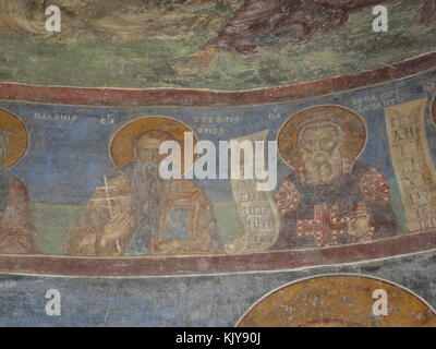 The 'Freska od Sv. Andreja na Matka' is a historical fresco that ...