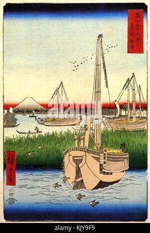 This view from Tsukuda Island in Japan captures the scenic beauty of ...