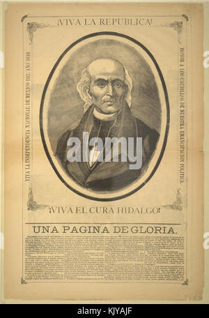 Mexican historical portrait of Miguel Hidalgo y Costilla Independence ...