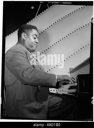 This portrait captures the renowned jazz pianist Art Tatum at the Vogue ...