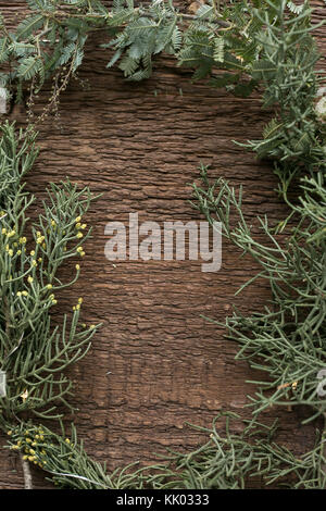 A festive atmosphere is created at Christmas with red berries and a ...