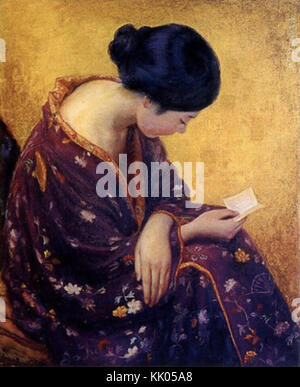 Letter by Okada Saburosuke Stock Photo - Alamy
