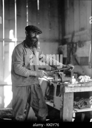 Jewish colonies. K'far Hassidim, blacksmith shop. 1934, Israel ...