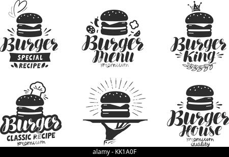 Restaurant logo or label. Menu, food service symbol. Vector ...