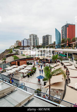Larcomar Shopping Center, Miraflores District, Lima, Peru Stock Photo ...