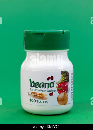 Beano, Alpha-Galactosidase Enzyme Tablets for Gas prevention Stock ...