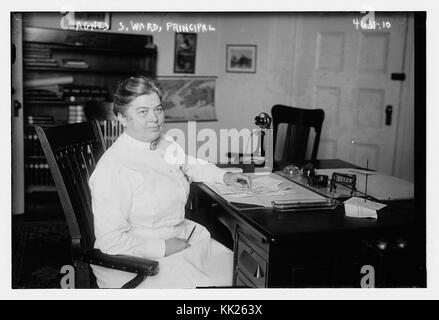 Agnes S. Ward, Principal (28007599232 Stock Photo - Alamy