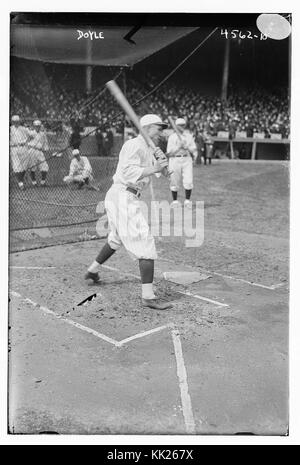 A photograph of Larry Doyle, a baseball player, likely taken during his ...