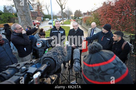 Superintendent Matt Davison (left) and Detective Chief Inspector Jim ...