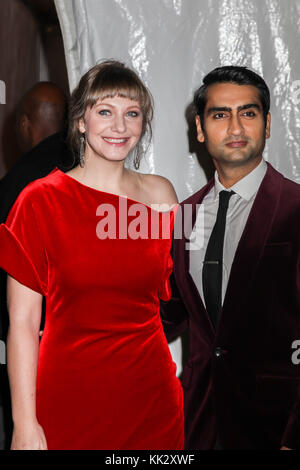 Emily V. Gordon and Kumail Nanjiani attend the THR x Spotify Nominees ...
