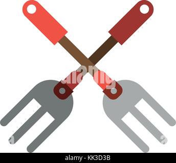 Rakes crossed symbol Stock Vector Image & Art - Alamy