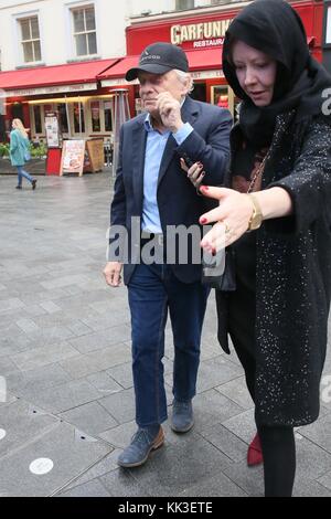 Sir David Jason seen at Capital radio with his wife Gill Hinchcliffe ...