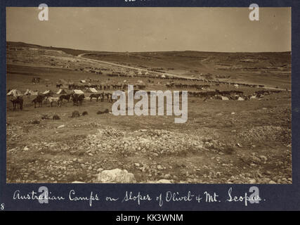 Australian camps on slopes of Olivet & Mount Scopus3 Stock Photo - Alamy