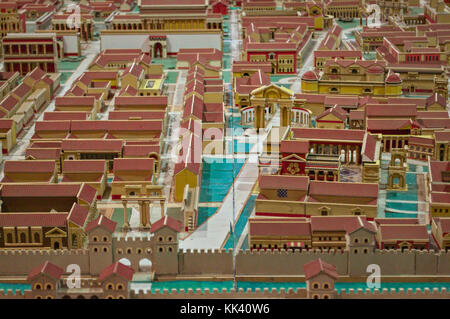 Cardboard reconstruction of a roman city Stock Photo - Alamy