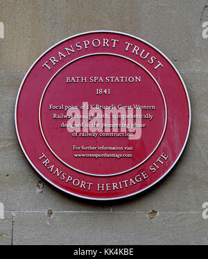 Bath Spa Railway Station in Bath Somerset UK Stock Photo - Alamy