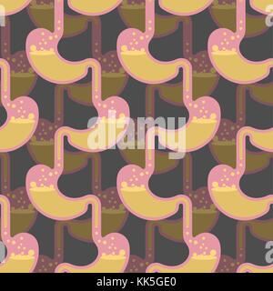 Stomach pattern. Belly background. Internal organ texture. Medical ...