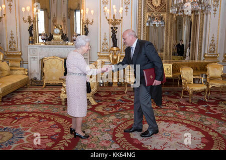 Queen Elizabeth II meets Mr Rami Mortada, the Ambassador of the ...