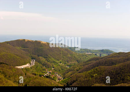 Italy, Liguria, Passo del Turchino tunnel Stock Photo - Alamy