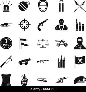 Armature icons set, simple style Stock Vector Image & Art - Alamy