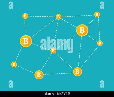 Collection background block chain theme Stock Vector Image & Art - Alamy