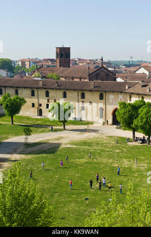 Sforzesco castle, Vigevano, Italy Stock Photo - Alamy